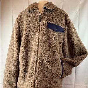 Goodfellow & Co | Jackets & Coats | Mens Goodfellow Brown Fleece Sherpa ...